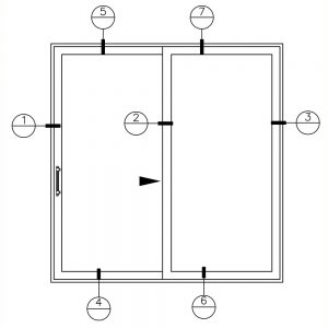 SCW 5000 Sliding Glass Door - St Cloud Window